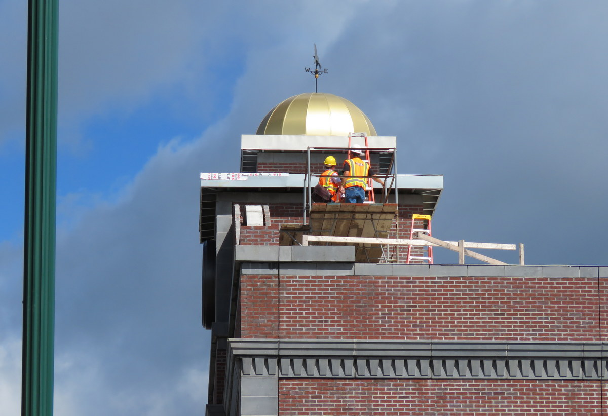Train Station gets its Gold Dome (update: and clock) | suns along the ...